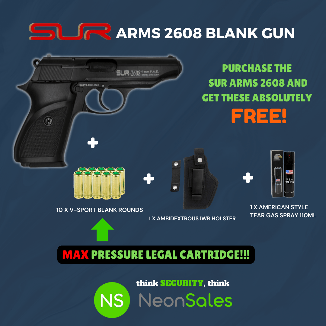Blank Guns, Blank Pistols, Pepper Guns & Signal Guns - NeonSales