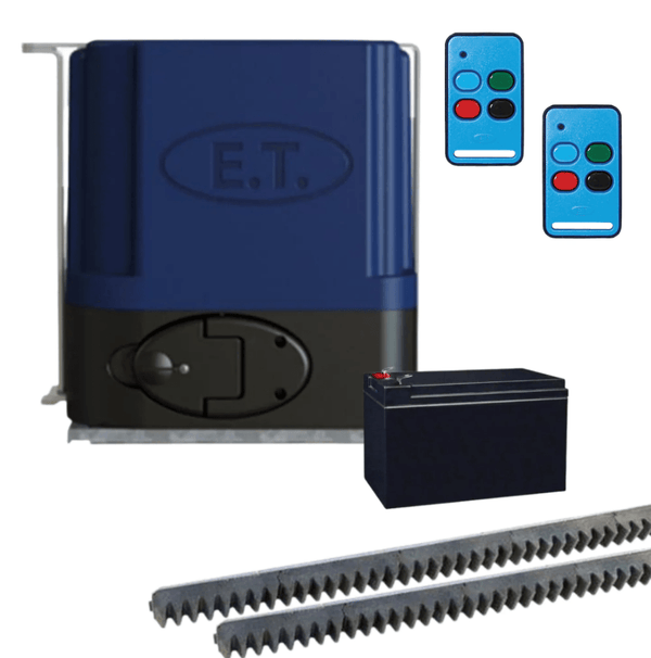 ET DRIVE 500 ON PLATE GATE MOTOR KIT W/ STEEL RACK | Neon Sales – NeonSales