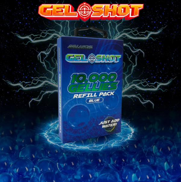 GEL SHOT GELLIES REFILL PACK BLUE 10000s | NeonSales