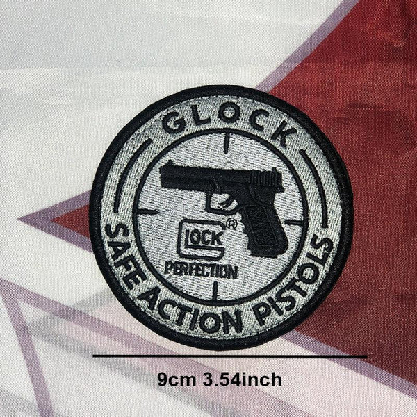 GLOCK® IRON-ON PATCH, EMBOIDED | NeonSales