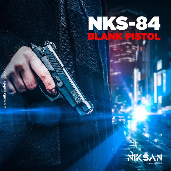 NIKSAN 84FS BLANK GUN - BLACK (BP84) | NeonSales
