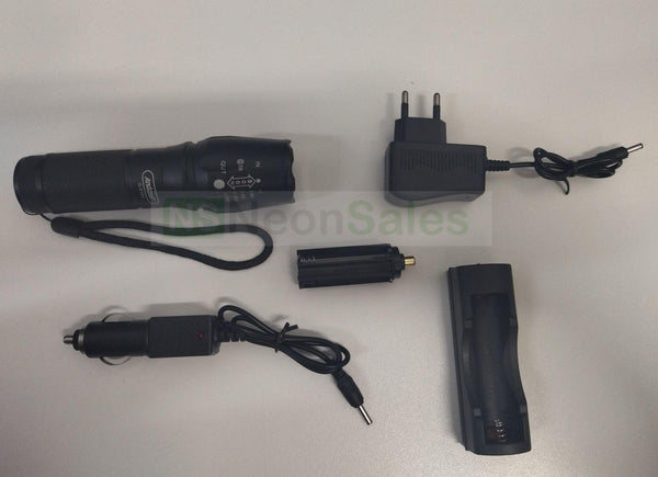 ANDOWL RECHARGEABLE GLARE FLASHLIGHT - Q-5104 | NeonSales