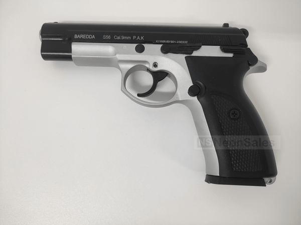 BAREDDA S56 BLANK GUN - BLACK & WHITE | NeonSales