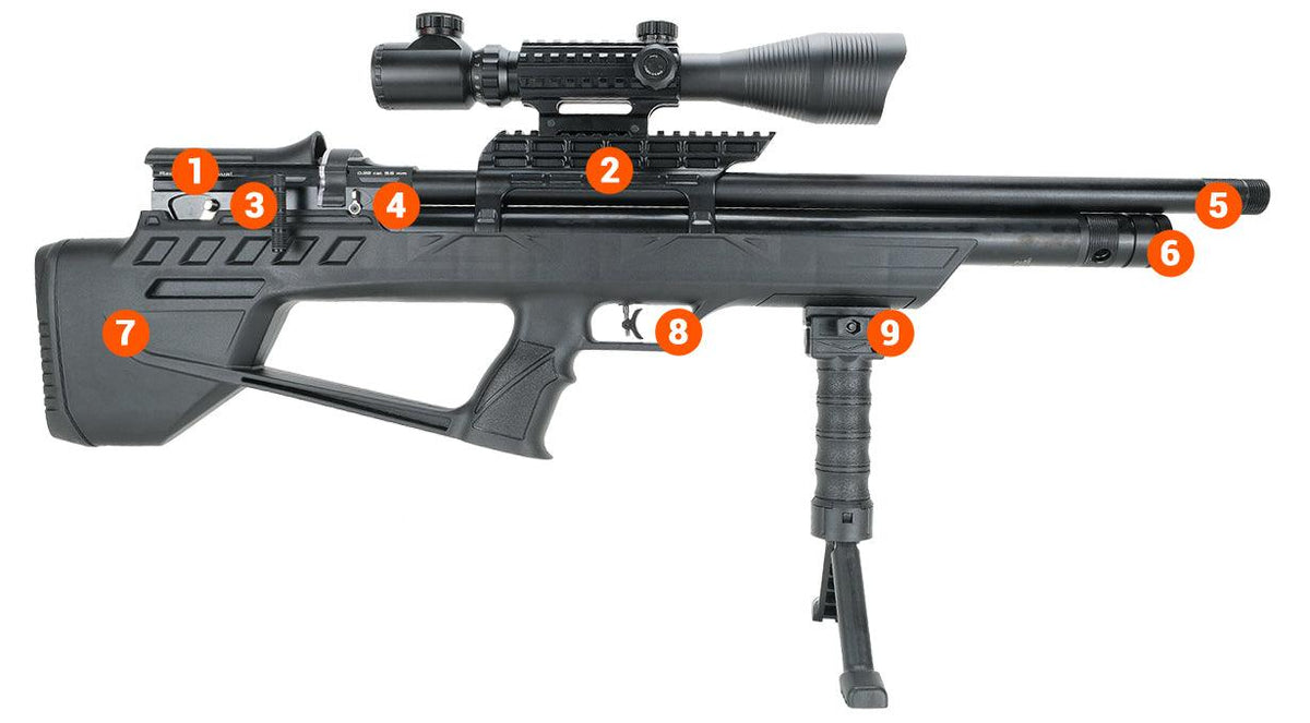 NIKSAN ELF-S PCP BULLPUP RIFLE .22 – NeonSales