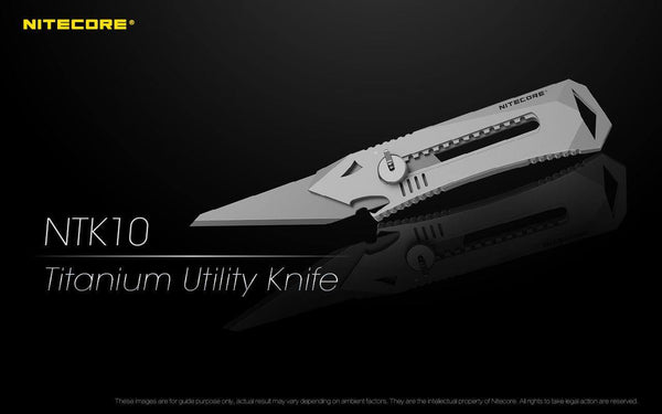 NITECORE NTK10 TITANIUM UTILITY KNIFE | Neon Sales – NeonSales