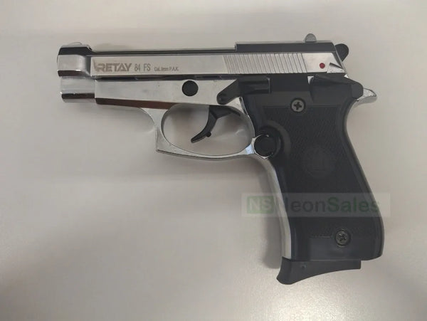 RETAY 84FS BLANK GUN - SHINY CHROME | NeonSales