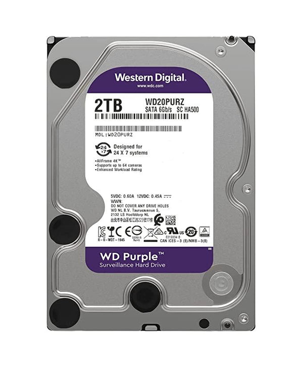 WESTERN DIGITAL 2TB SURVEILLANCE HARD DRIVE | NeonSales